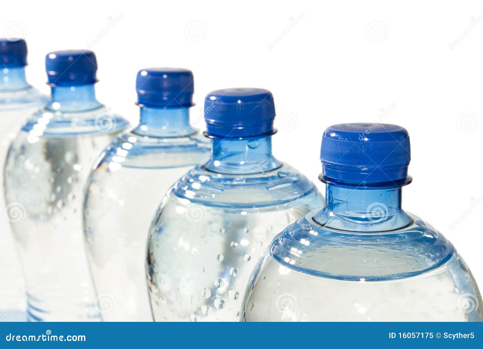 Row of Bottled Water stock image. Image of lifestyle - 16057175
