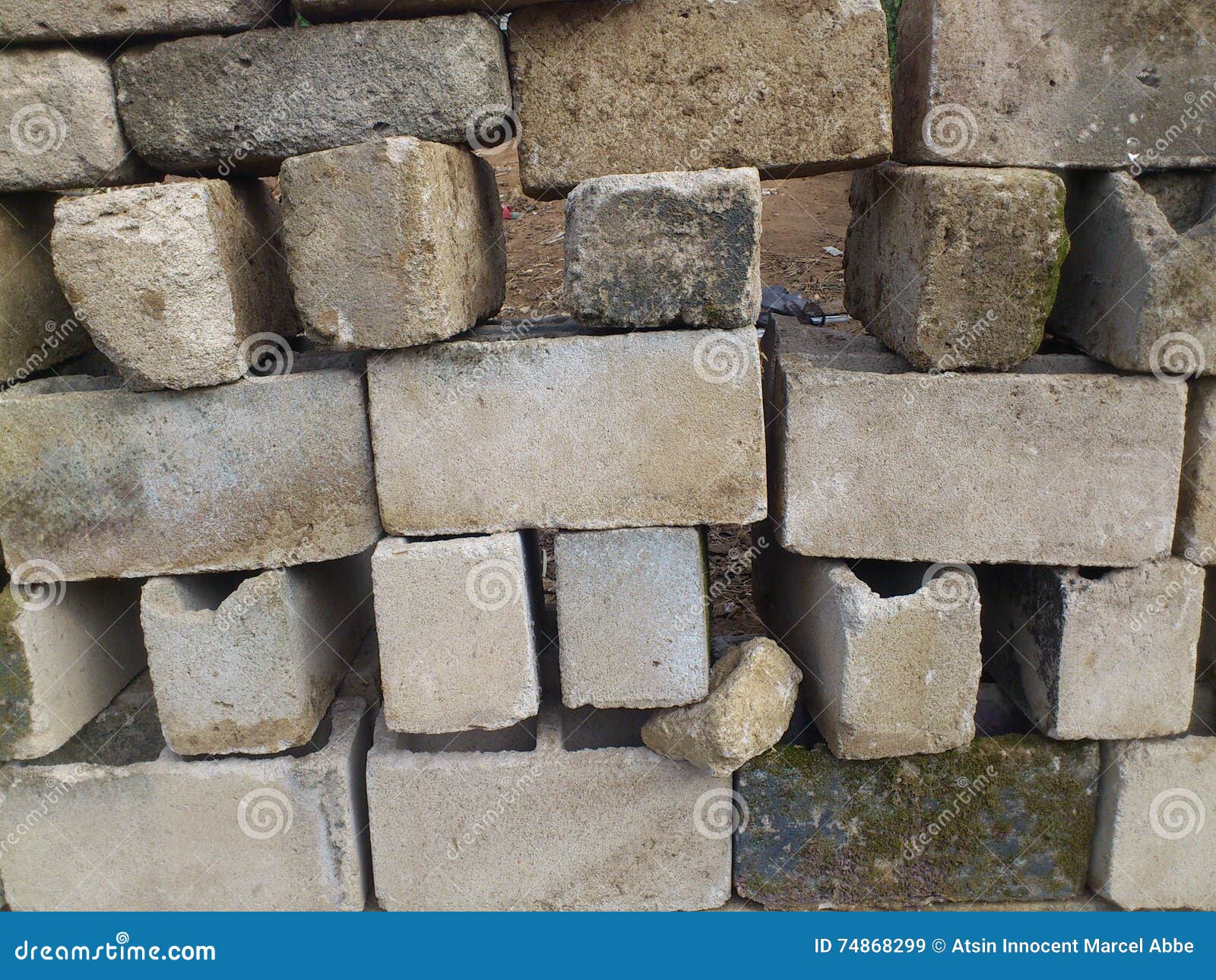 ROW of BRICKS stock image. Image of pieces, precisely - 74868299