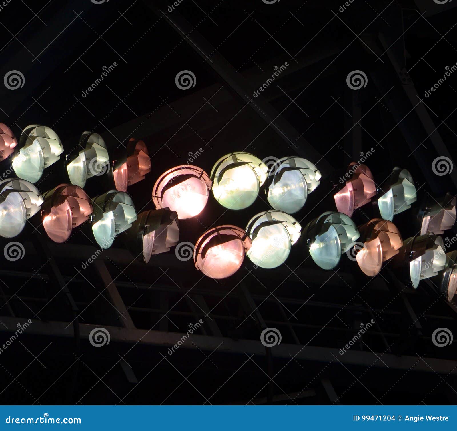 Stage Spot Lighting Rigging Structure Royalty-Free Stock Image ...