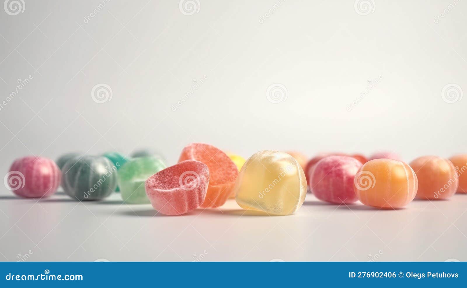 A Row of Candy Candies Sitting Next To Each Other Stock Illustration ...