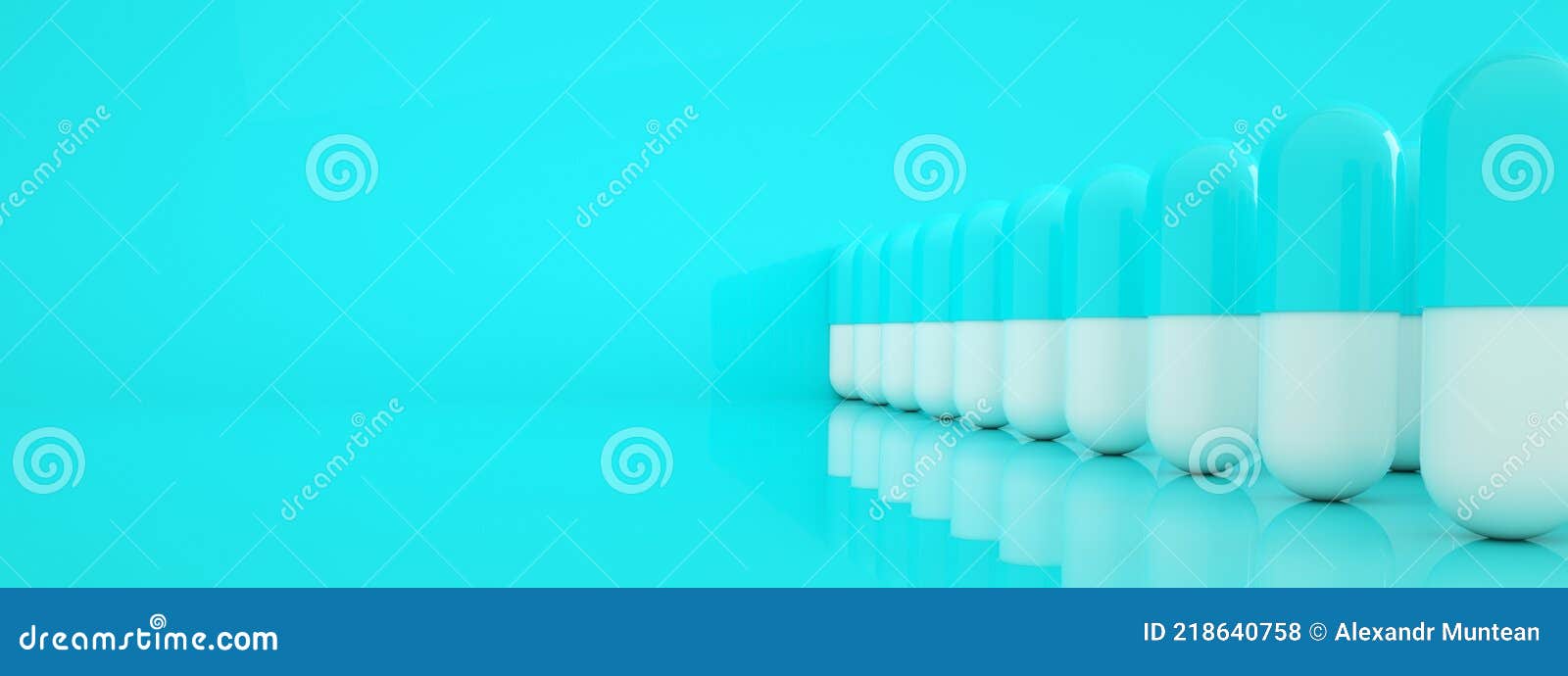 Row of pills layout stock illustration. Illustration of medicine ...