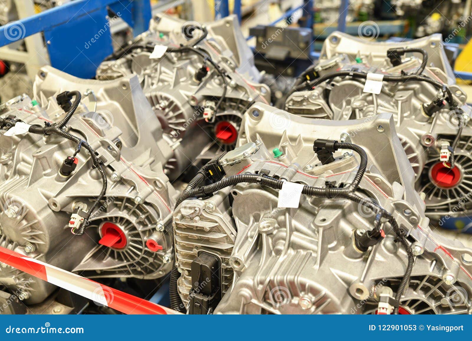 A Motor Machine Of Tractor For Farmer. Tractor Is Common For Used To ...