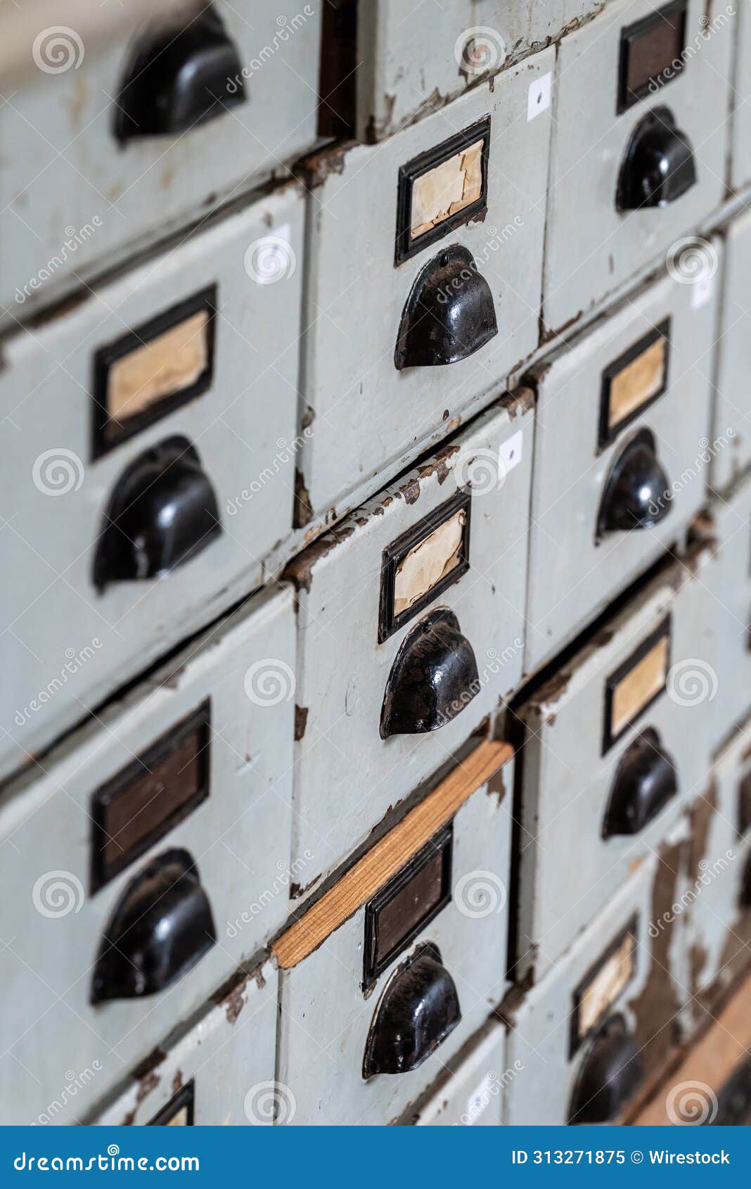 A Row of Cards with Numbers on Them are on a Shelf Stock Image - Image ...