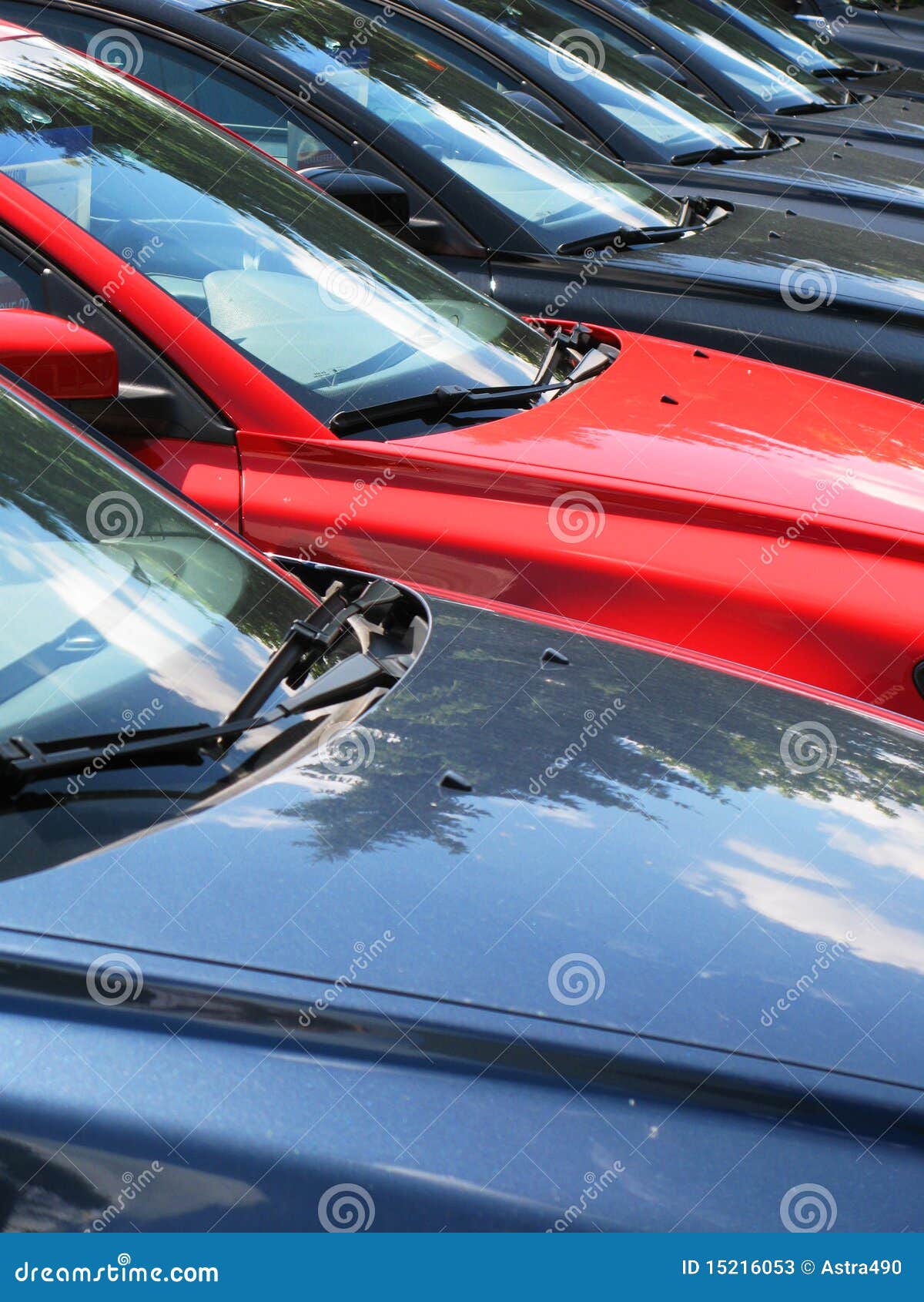 Row of cars stock image. Image of light, automotive, business - 15216053