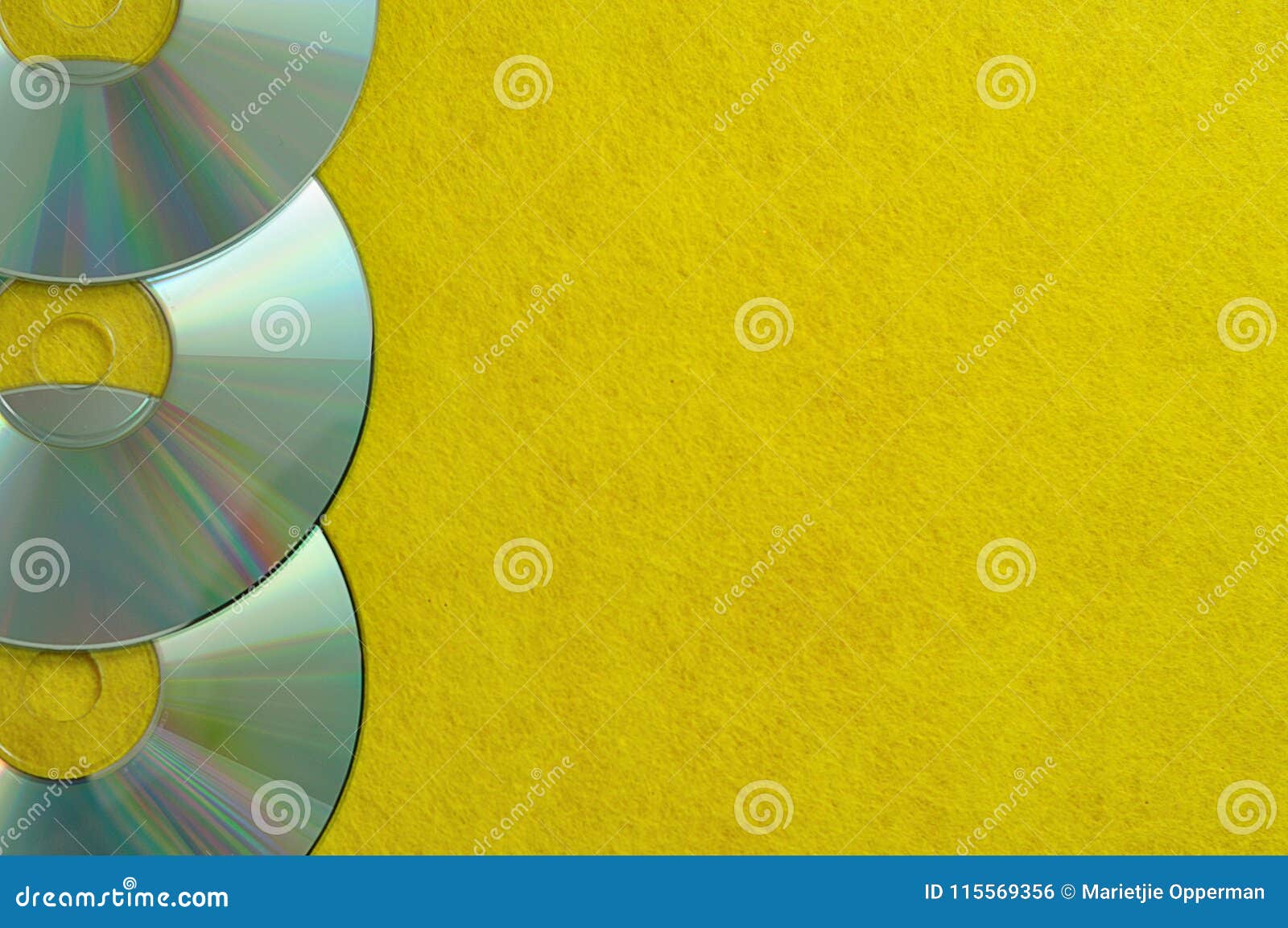 A row of Cd`s stock photo. Image of cdrw, instrument - 115569356