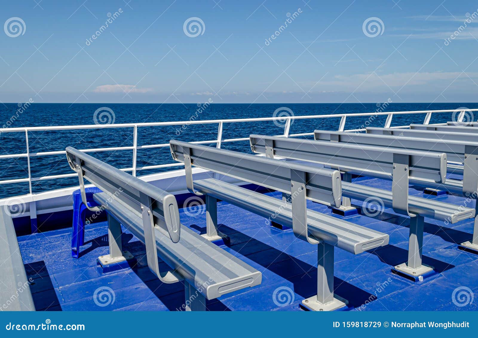 Ferry Boat Chair stock image. Image of sitting, journey - 159818729