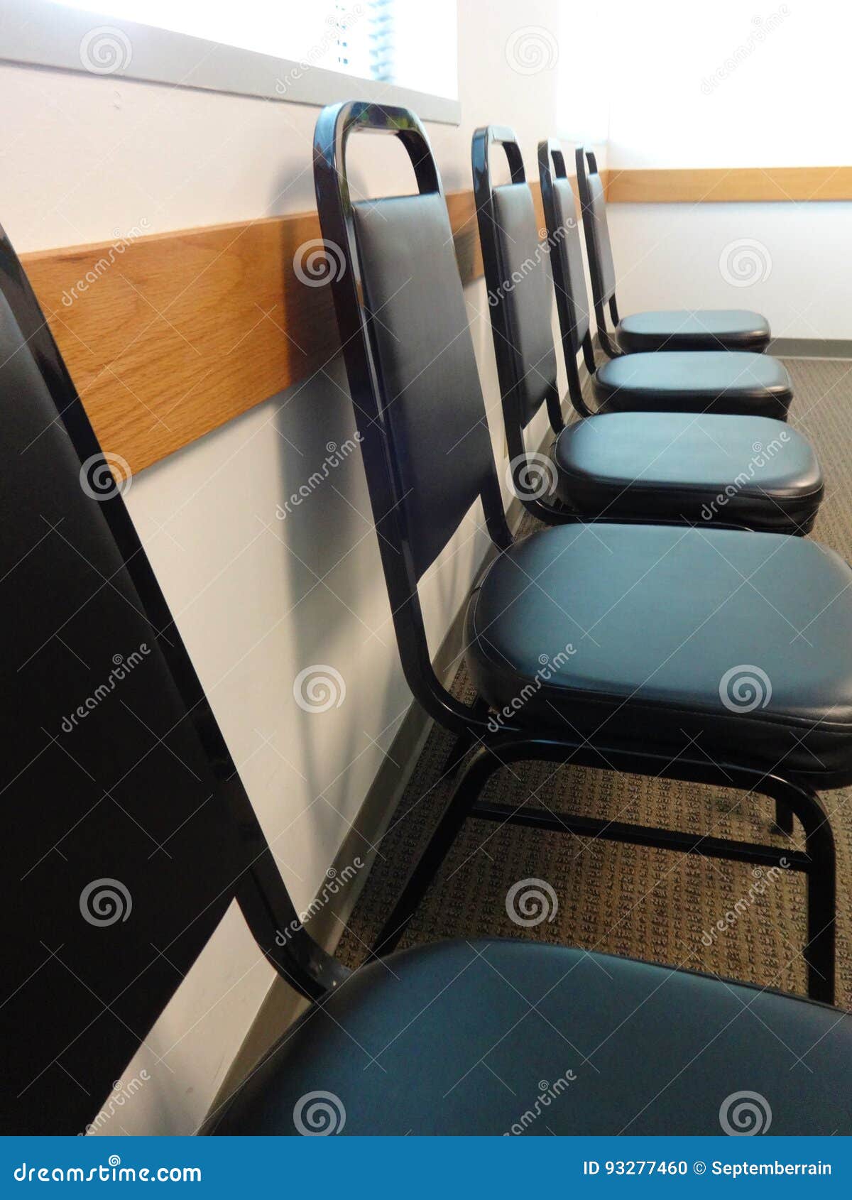 Row of chairs stock photo. Image of chair, lecture, hall - 93277460