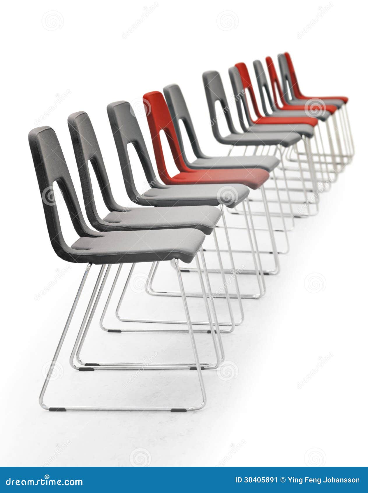 Row of chairs stock image. Image of sparse, chairs, sitting - 30405891