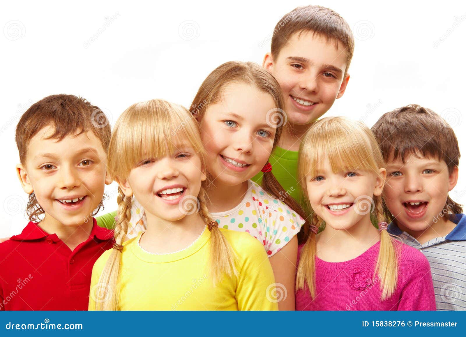 Row of children stock photo. Image of face, children - 15838276