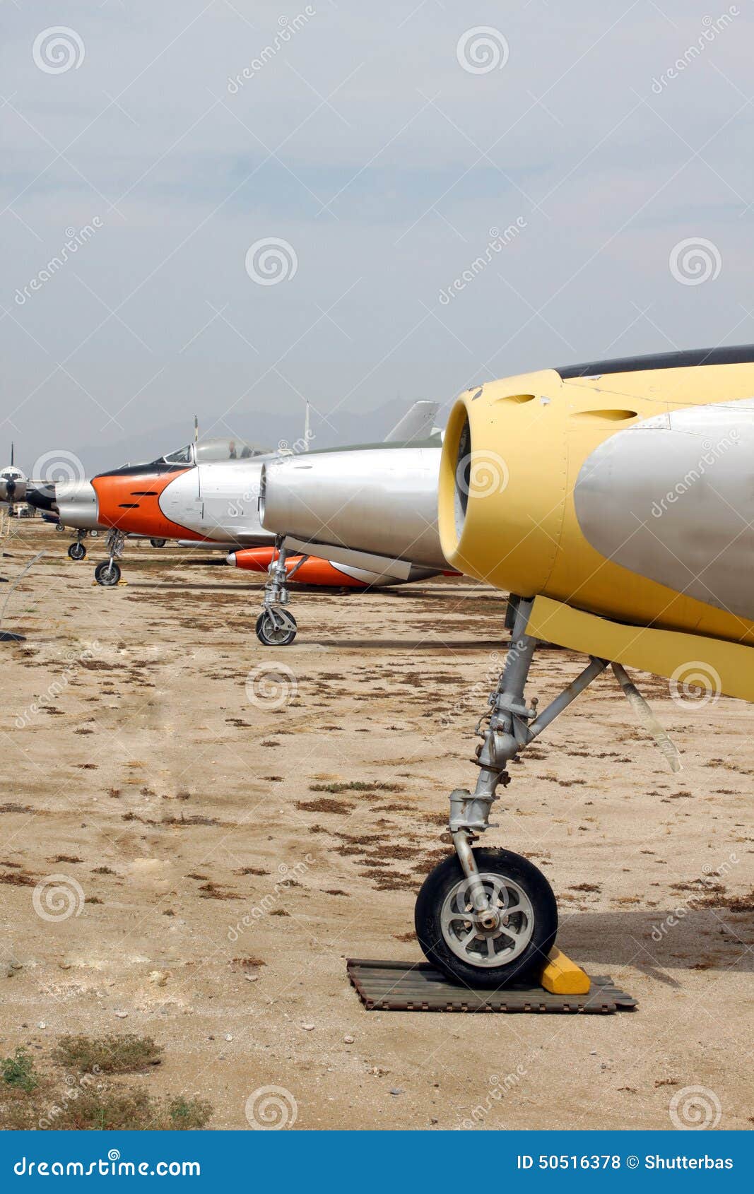 Row of Classic Fighter Jets Stock Photo - Image of force, sabre: 50516378
