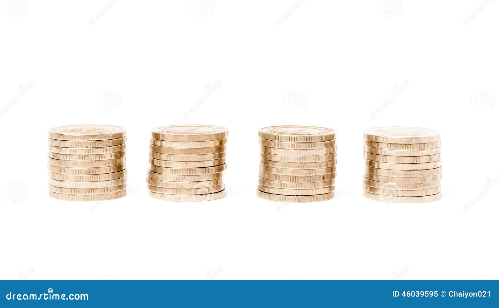 Row of coins stock image. Image of close, metal, baht - 46039595