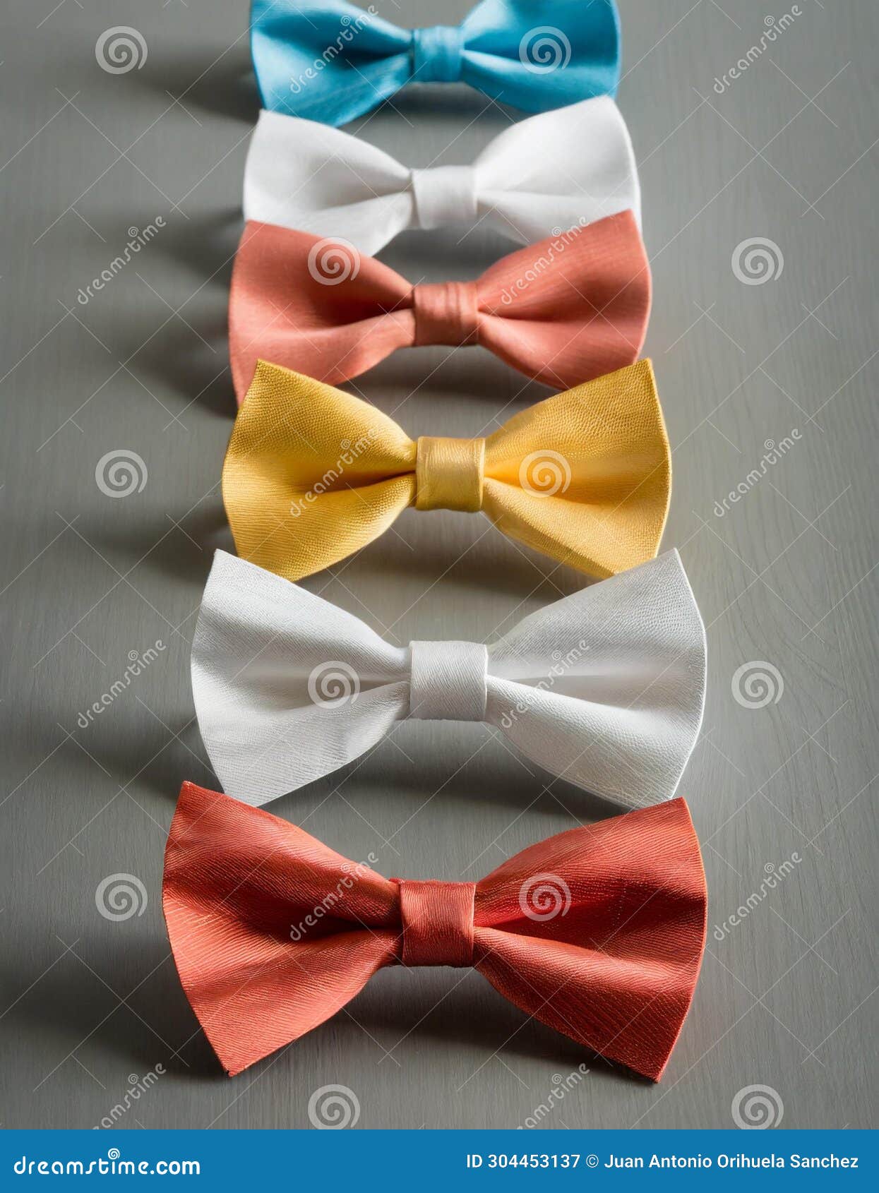 Row of colored bow ties stock illustration. Illustration of clothing ...