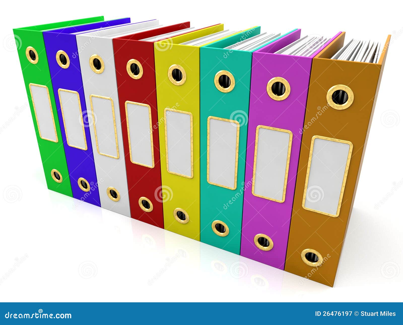 Organized Binder Clipart