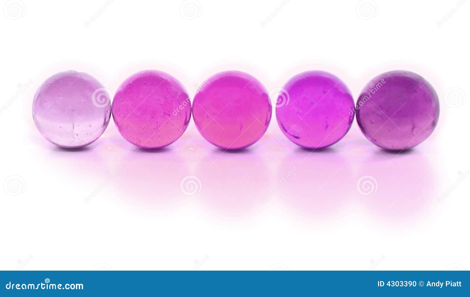 Row of Colorful Marbles stock photo. Image of colored - 4303390