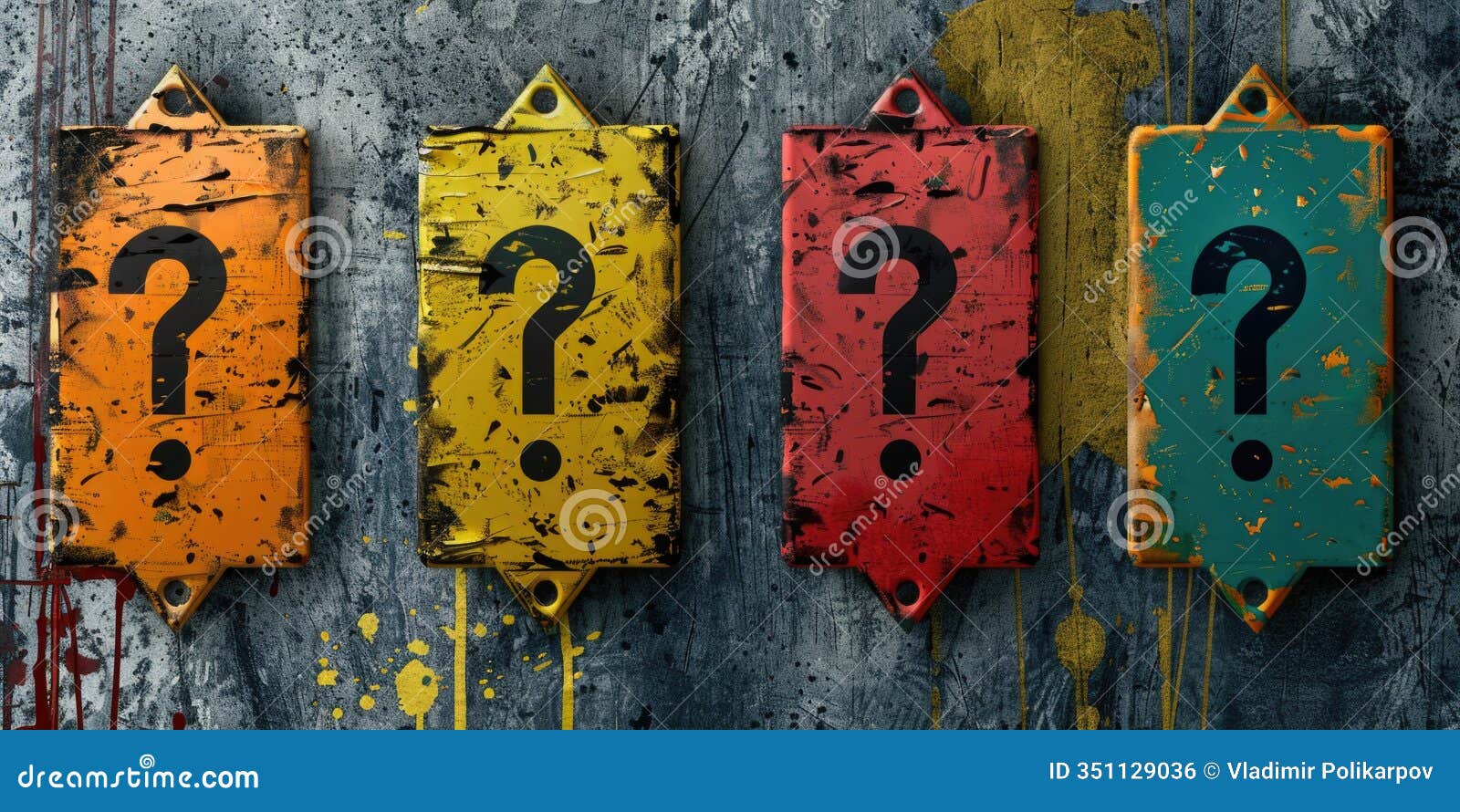 Colorful Signs Giving Directions Royalty-Free Stock Photo ...