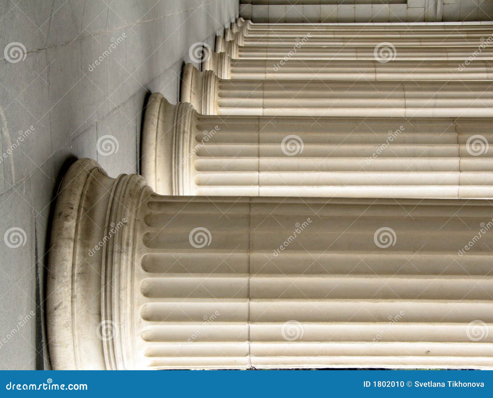 Row of columns stock photo. Image of classical, stone - 1802010