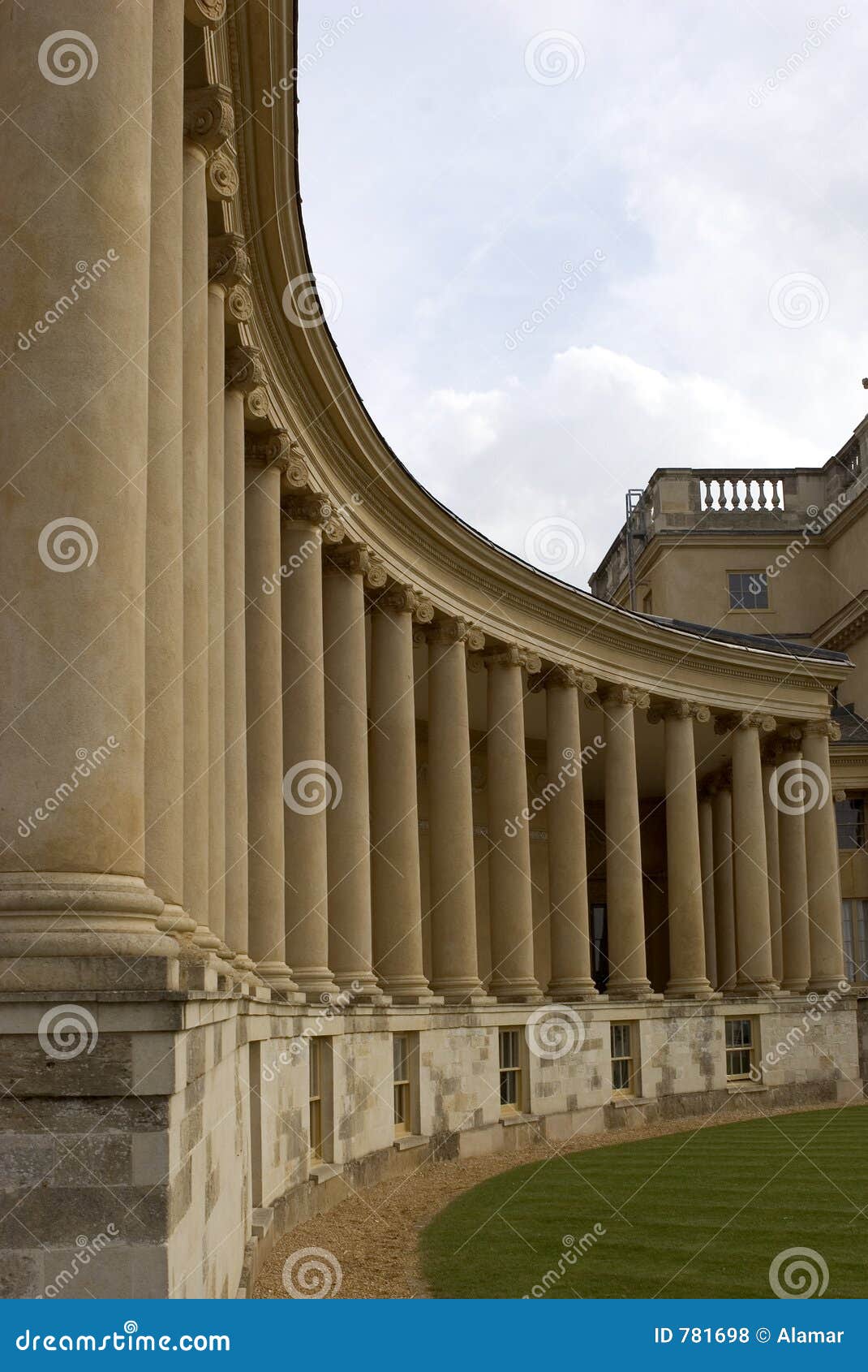 Row of Columns stock photo. Image of patterns, column, symetric - 781698
