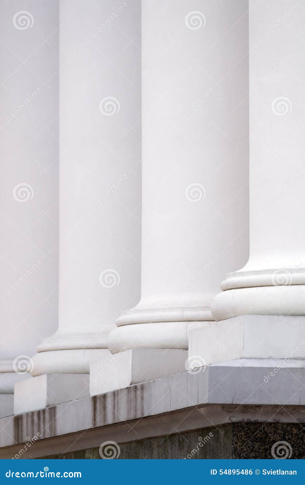 Row of columns. stock photo. Image of architecture, pillar - 54895486