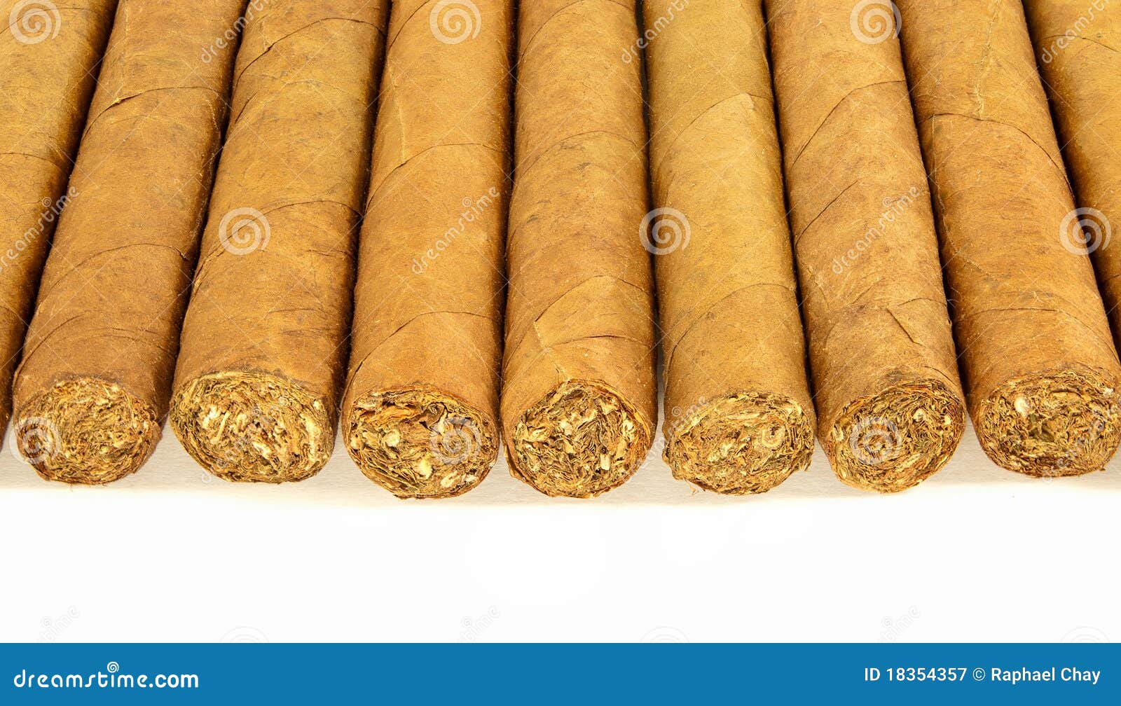 Row of cuban cigars stock image. Image of caribbean, claro - 18354357