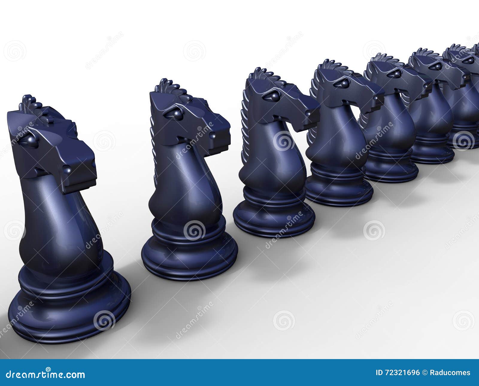 Blue Chess Against Red Chess With Dollar And Yuan Renminbi Sign Logo ...