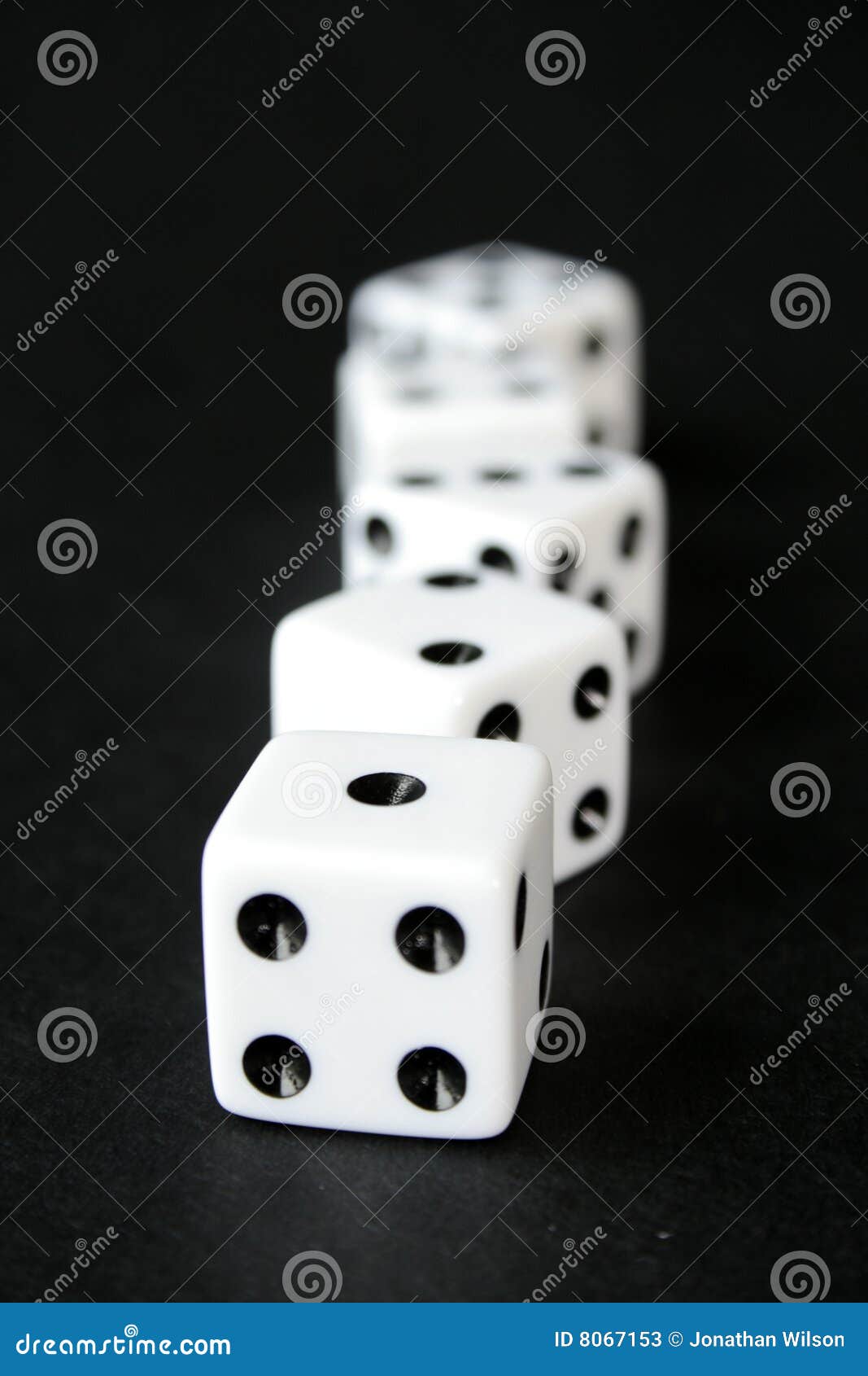 Row of Dice stock image. Image of count, chance, straight - 8067153