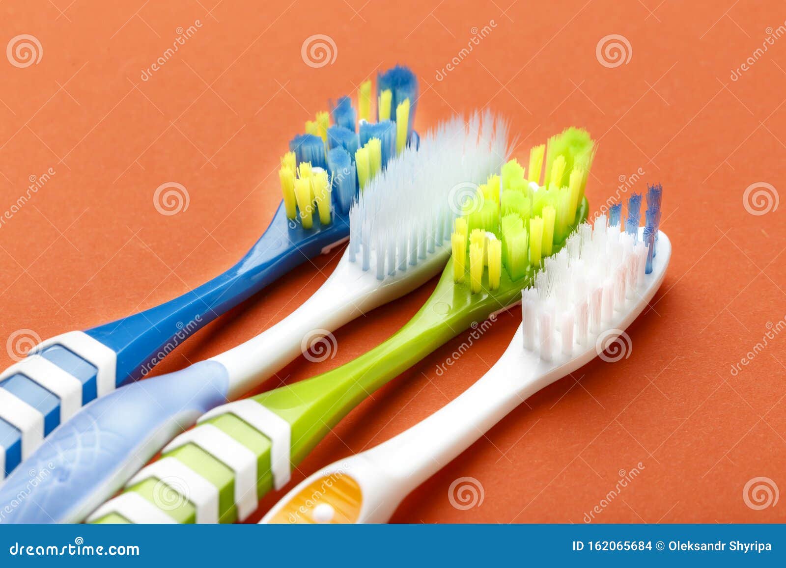 A Row Of Different Toothbrushes Stock Photo - Image of diversity, mouth ...