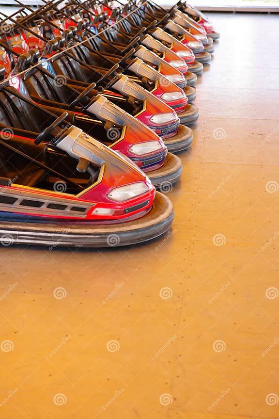 Row of dodgems stock photo. Image of multi, transport - 3969948