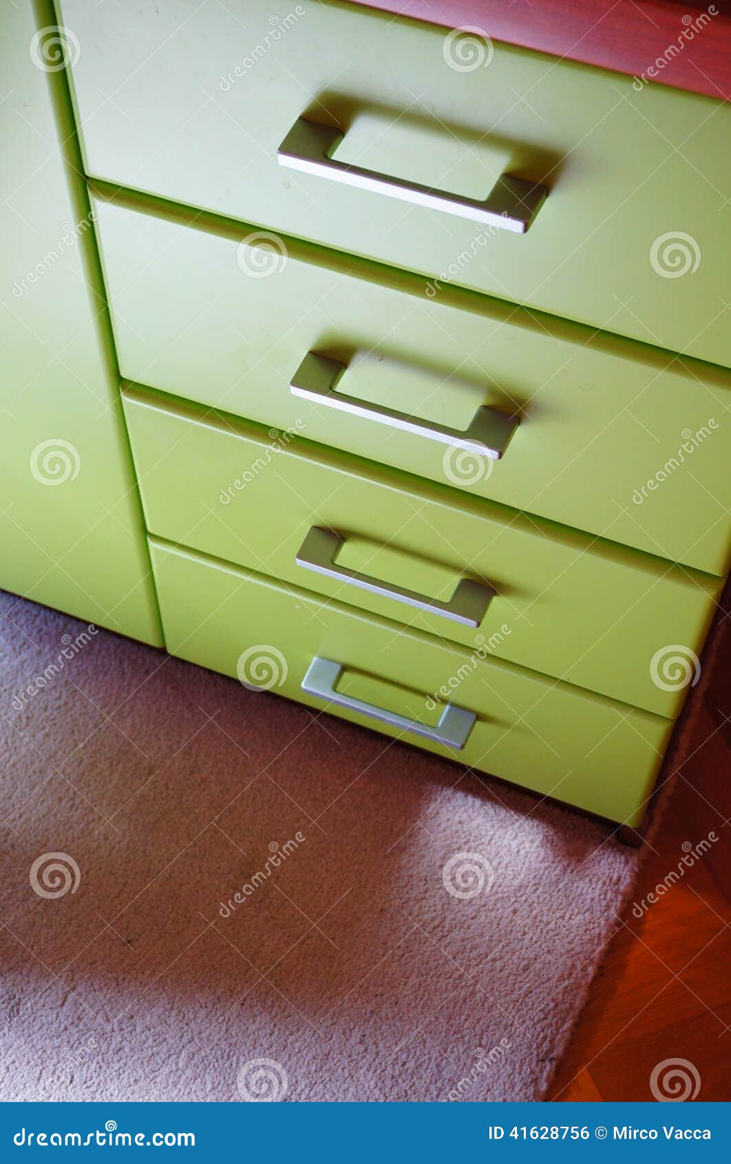 Row of drawers stock photo. Image of green, rectangle - 41628756