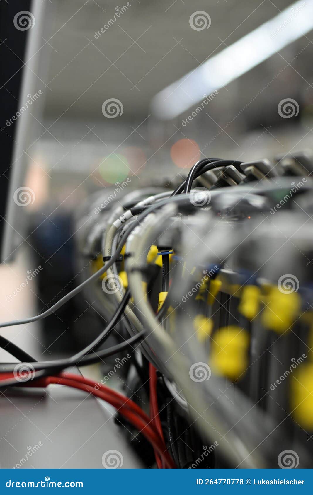 A Row of Electric Network Components Stock Photo - Image of components ...