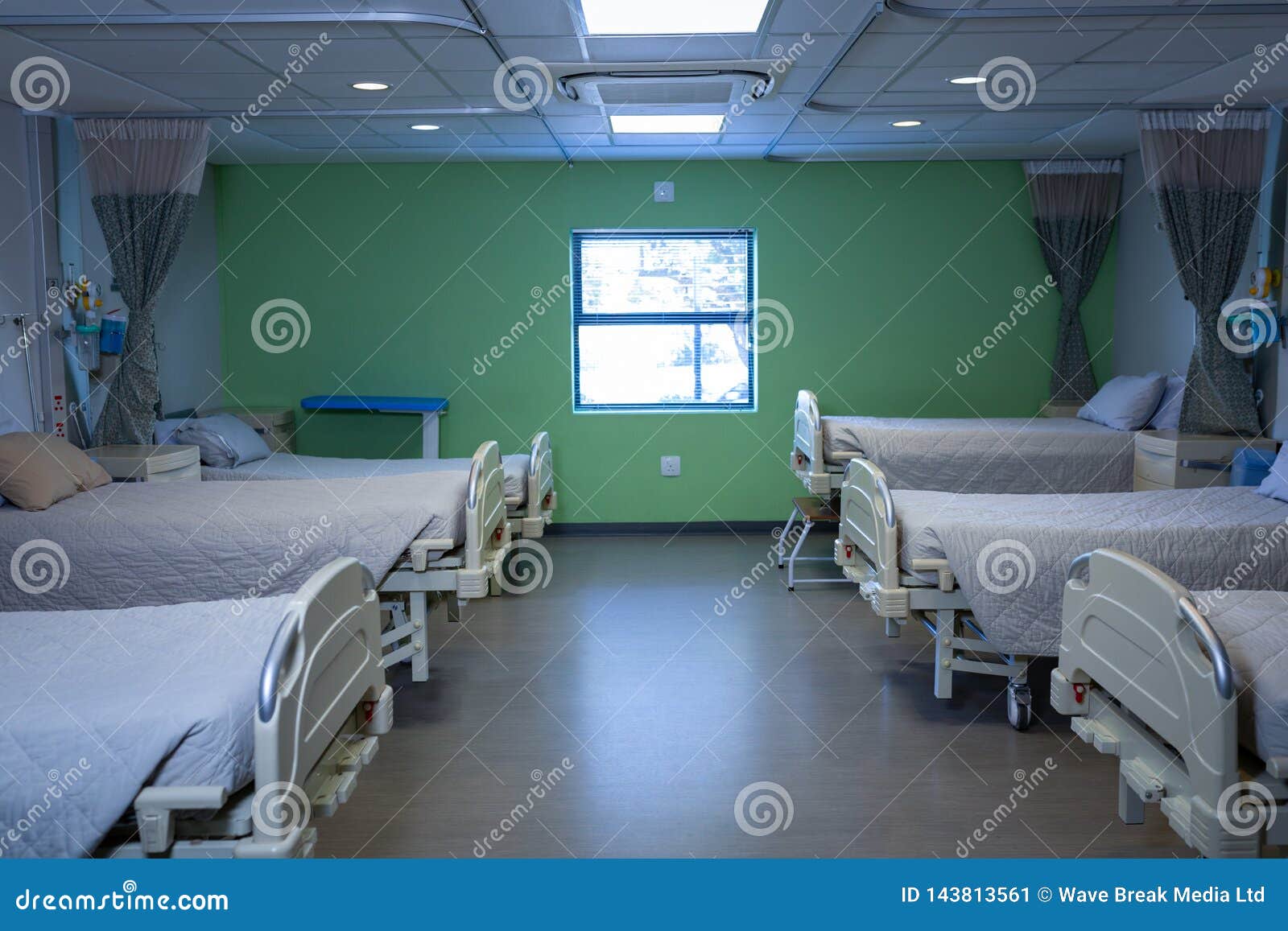 Empty Hospital Bed