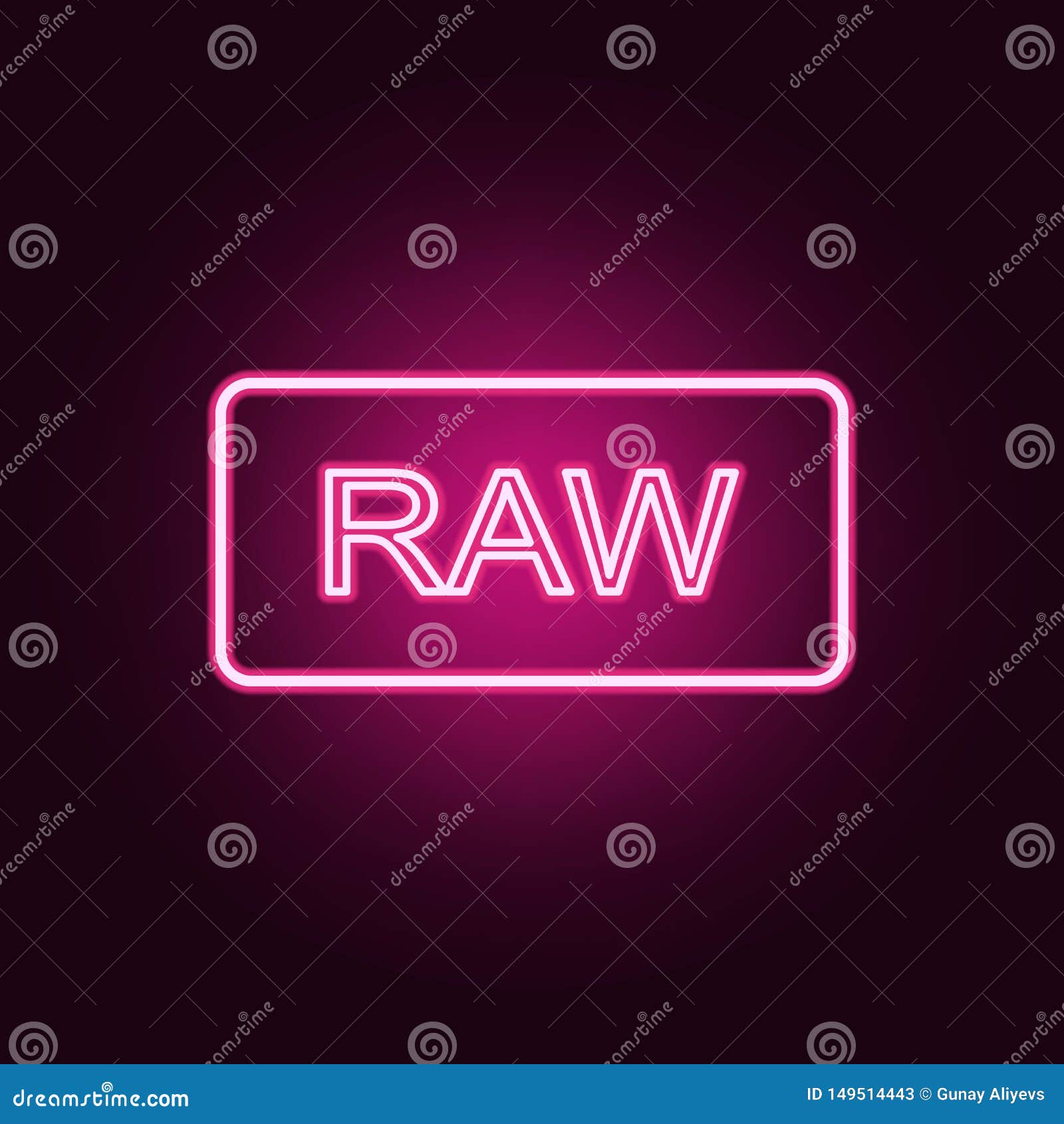 No Entry Neon Sign. Glowing Illustration Of Circle Road Neon No Entry ...