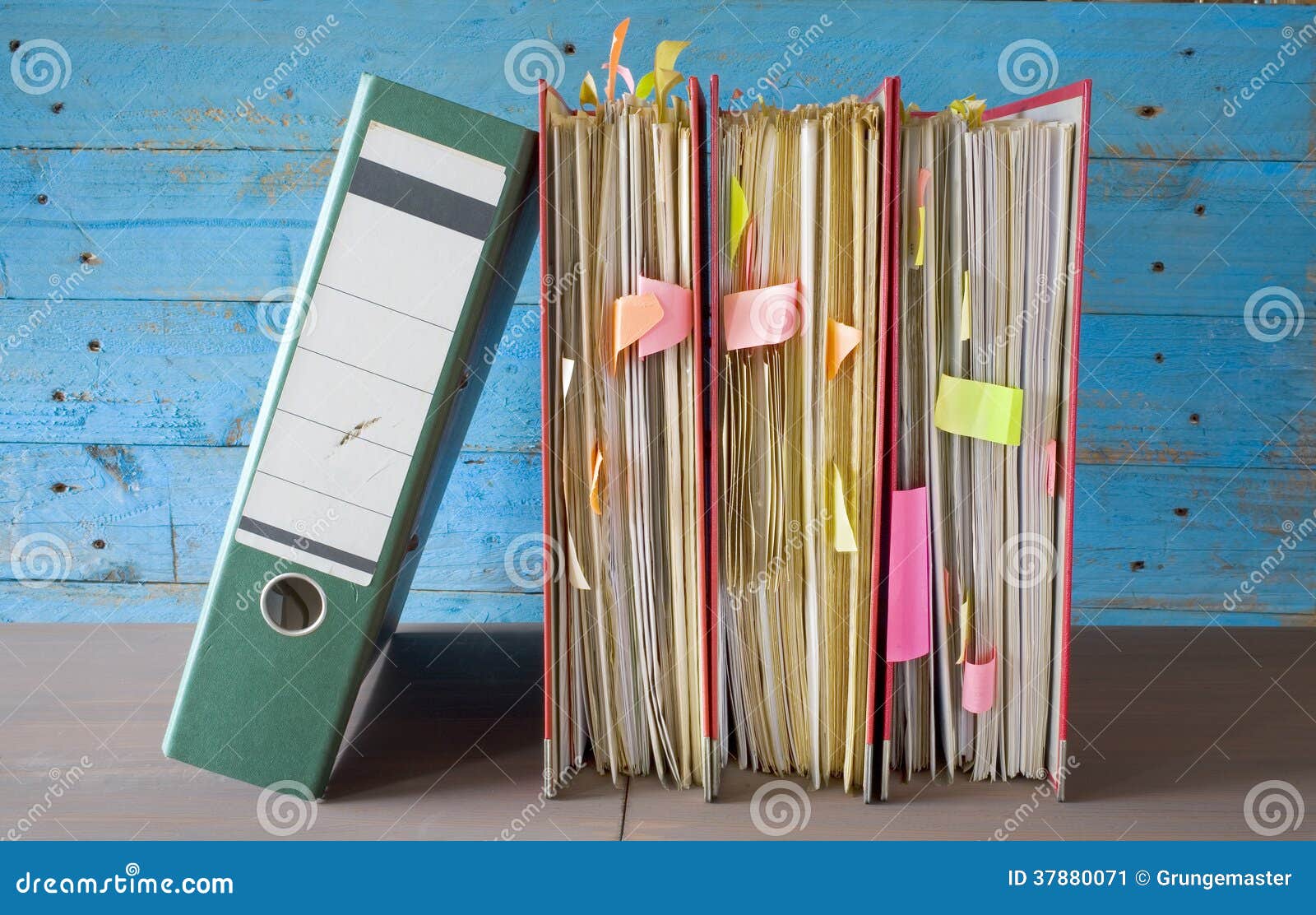 Row of file folders stock image. Image of dossier, office - 37880071
