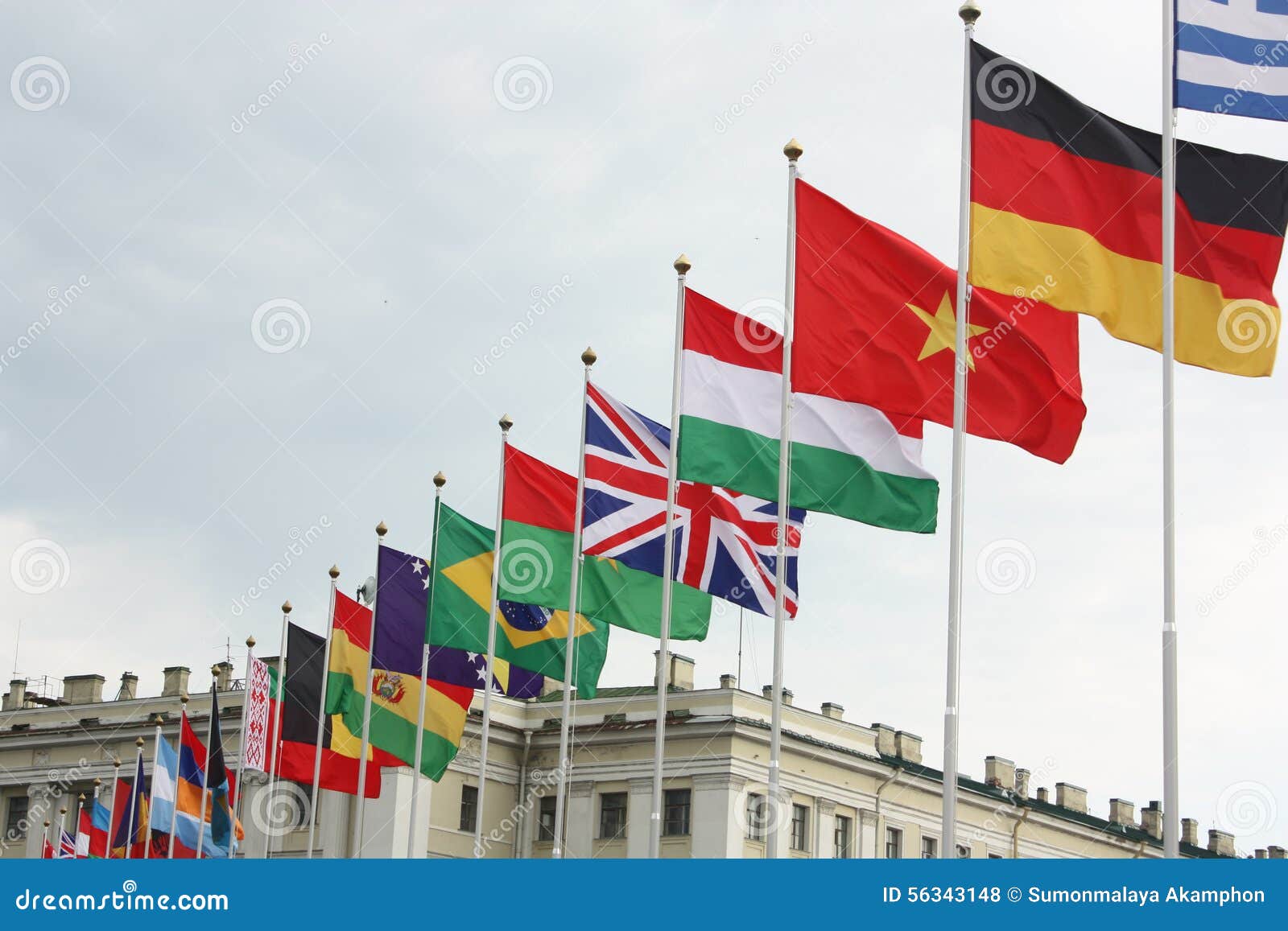 Row Of Flags Royalty-Free Stock Image | CartoonDealer.com #56343148