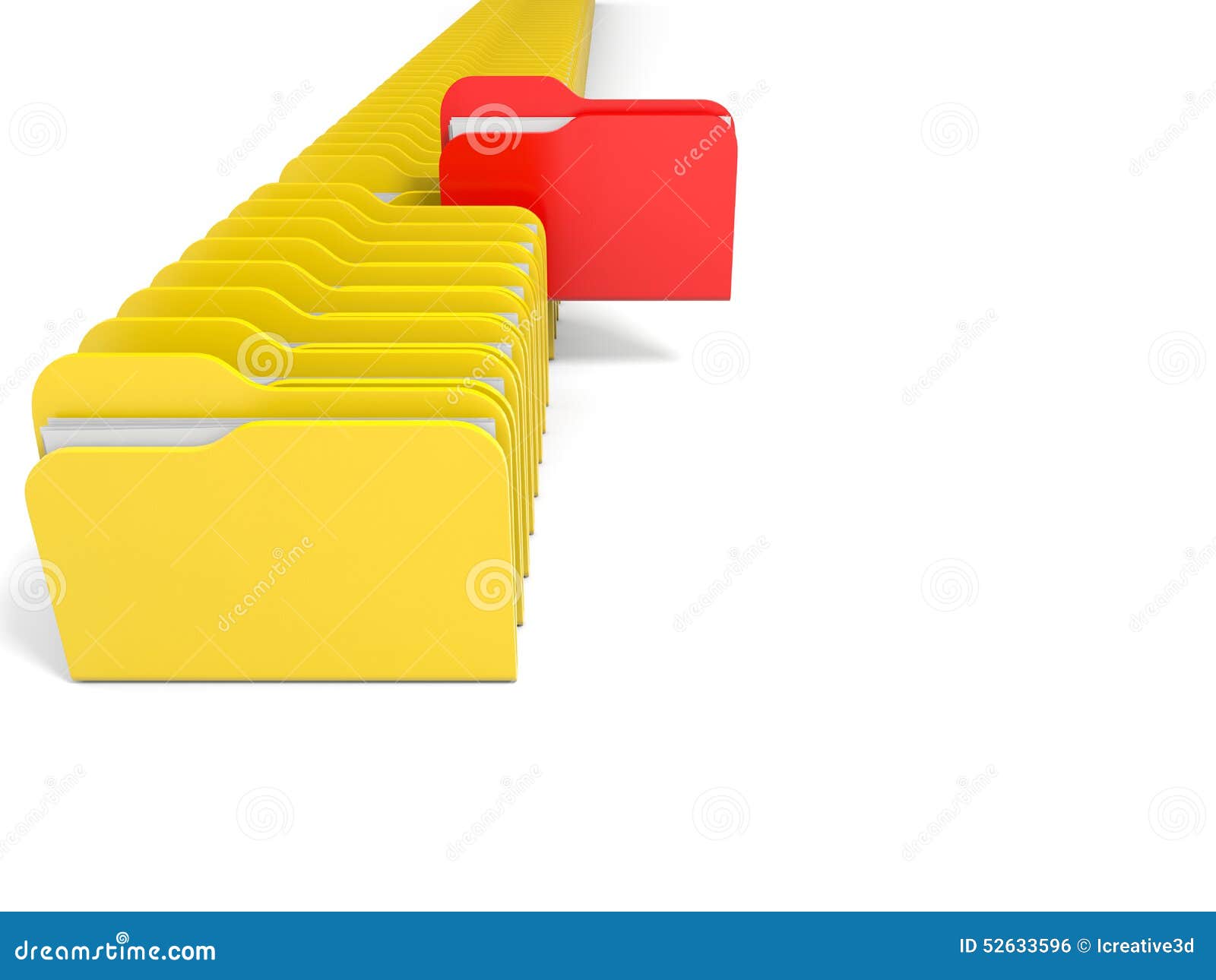 Row of folders icon. stock illustration. Illustration of report - 52633596