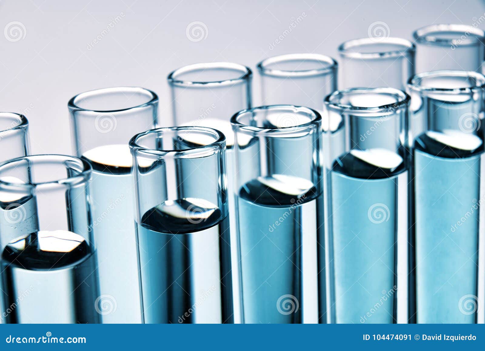 Row of Full Test Tubes Background Stock Image - Image of chemistry ...