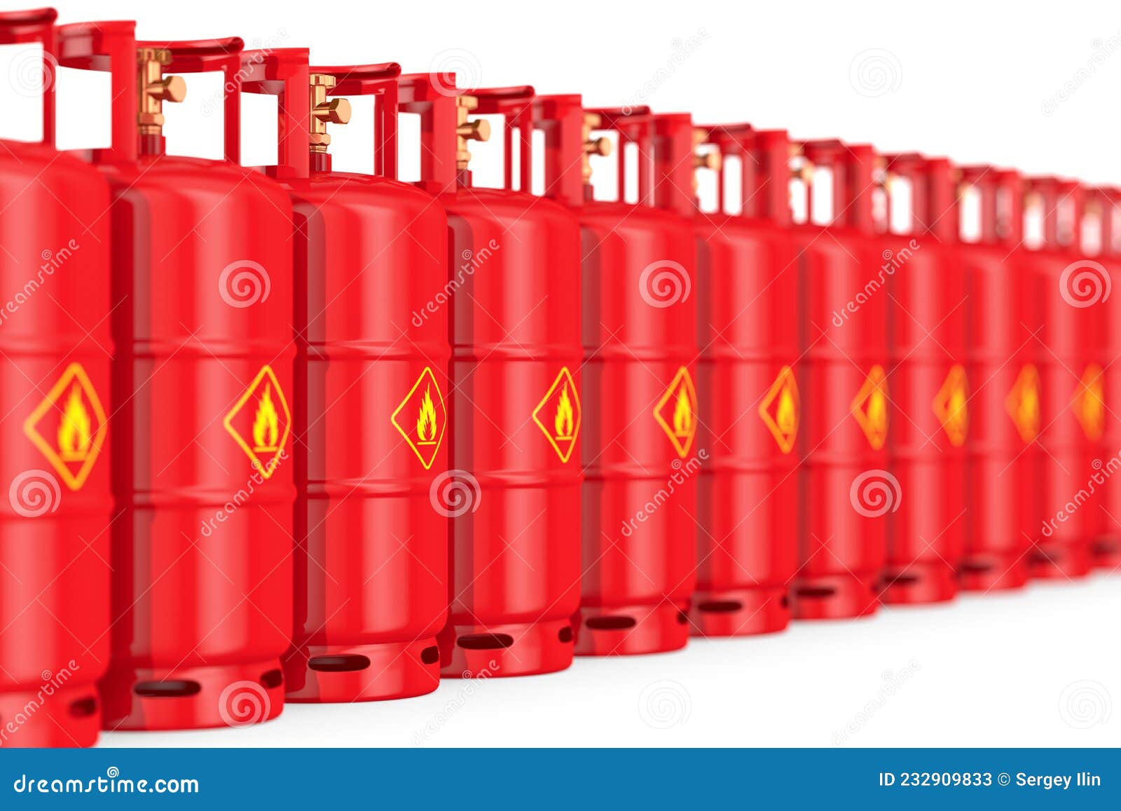 Methane Gas Cylinders Stock Photography | CartoonDealer.com #38355098