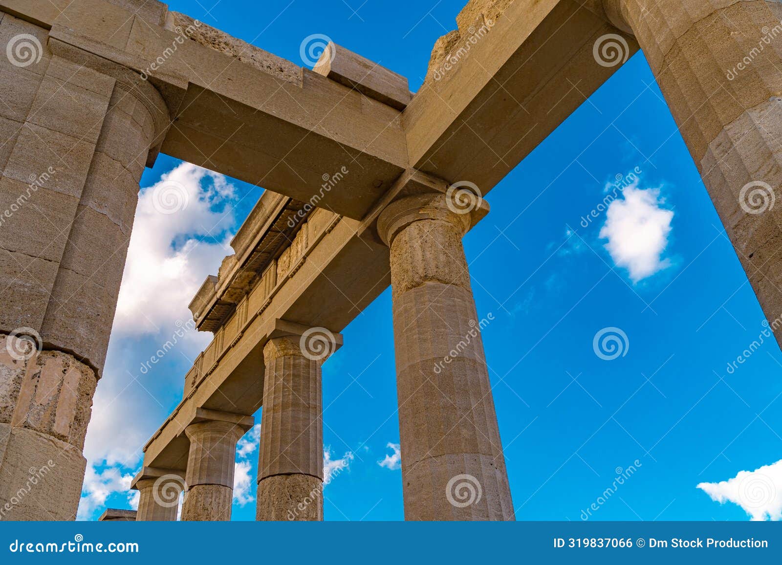 Stoa columns stock photo. Image of ancient, heritage - 319837066