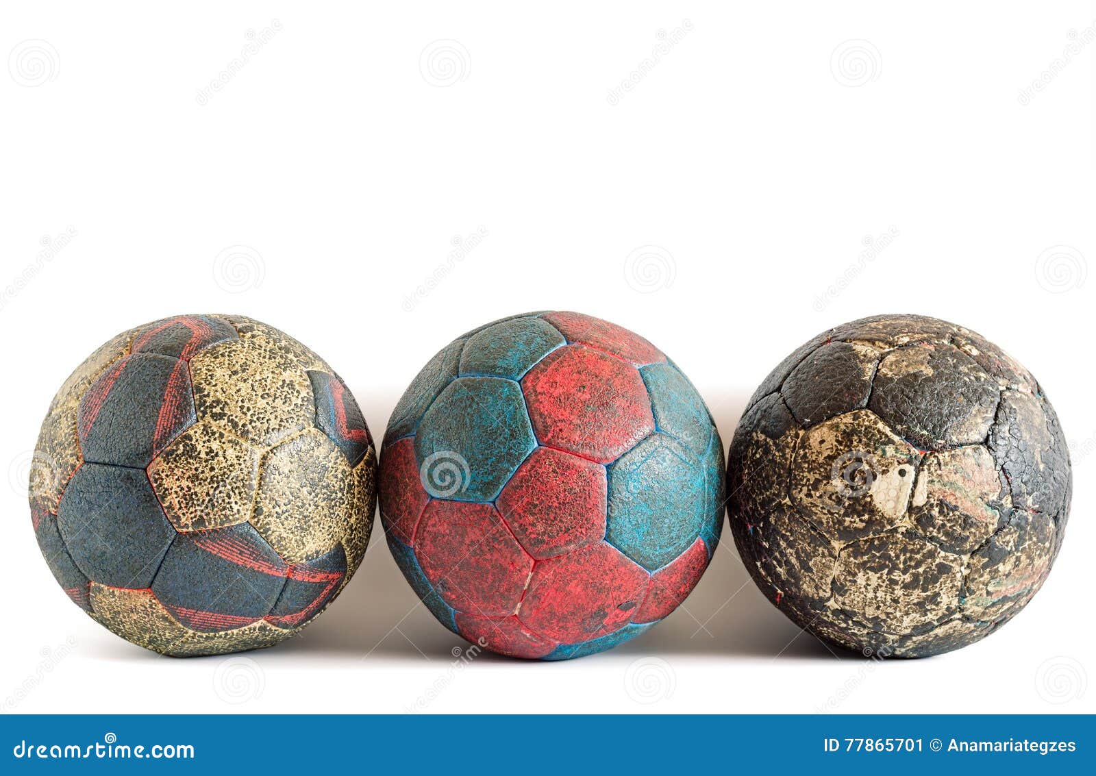 Row of Handball Balls stock image. Image of handball - 77865701