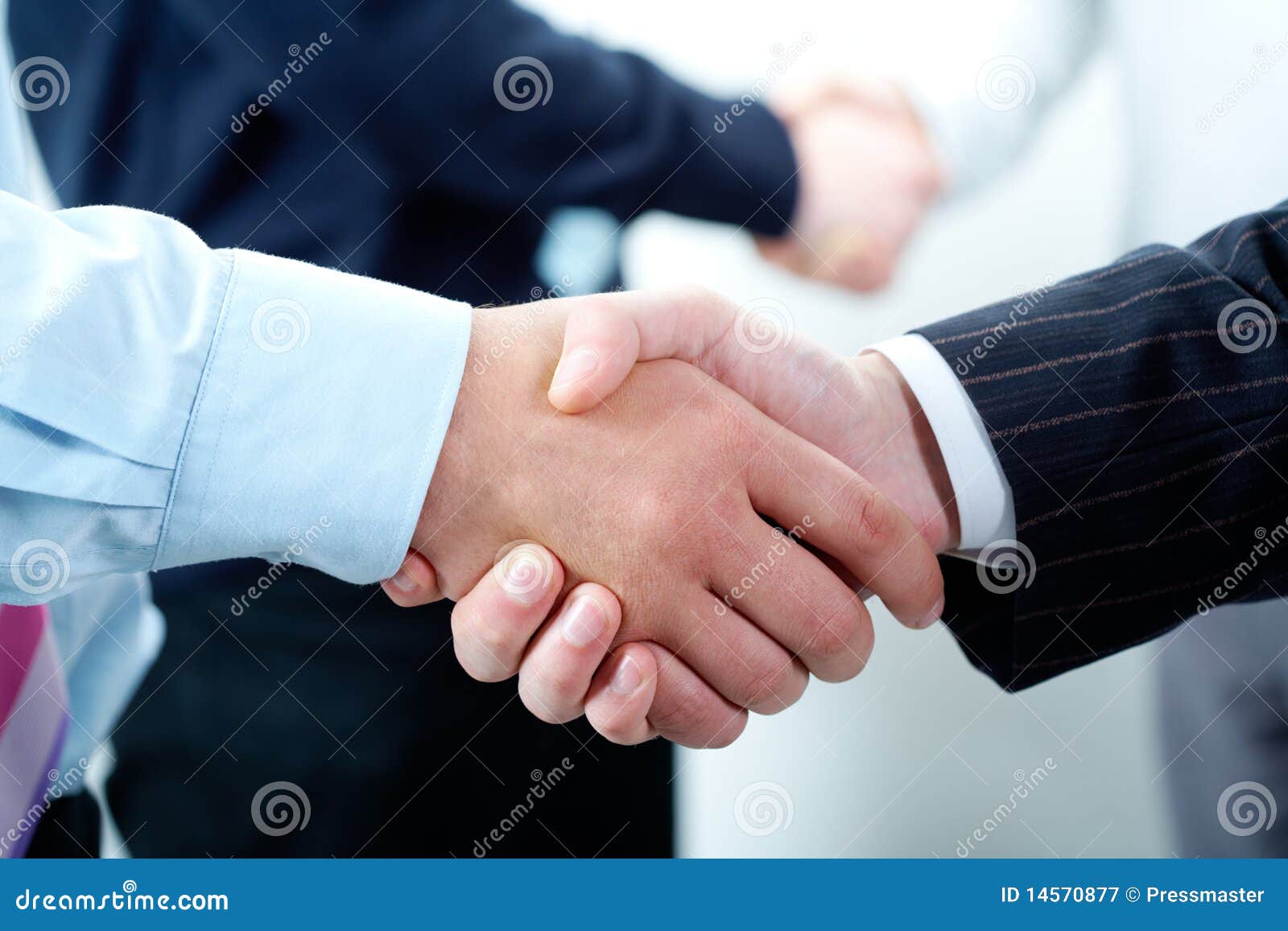 Row of handshakes stock image. Image of agreement, businessmen - 14570877