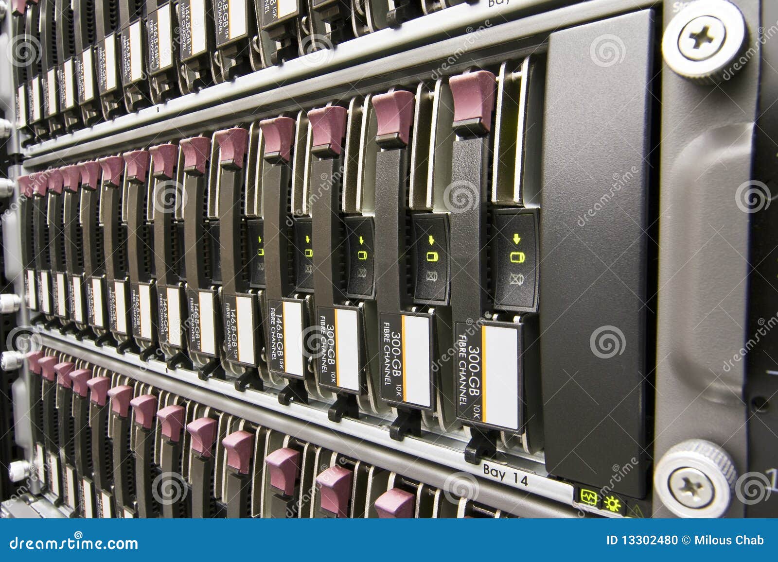 Row of hard drives stock photo. Image of networking, drive - 13302480
