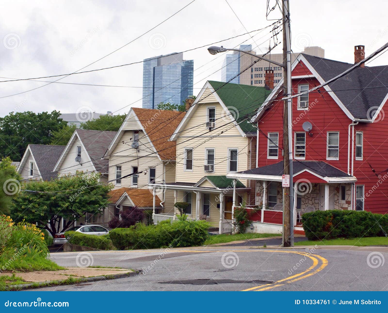 Row Houses stock image. Image of city, single, town, culture - 10334761