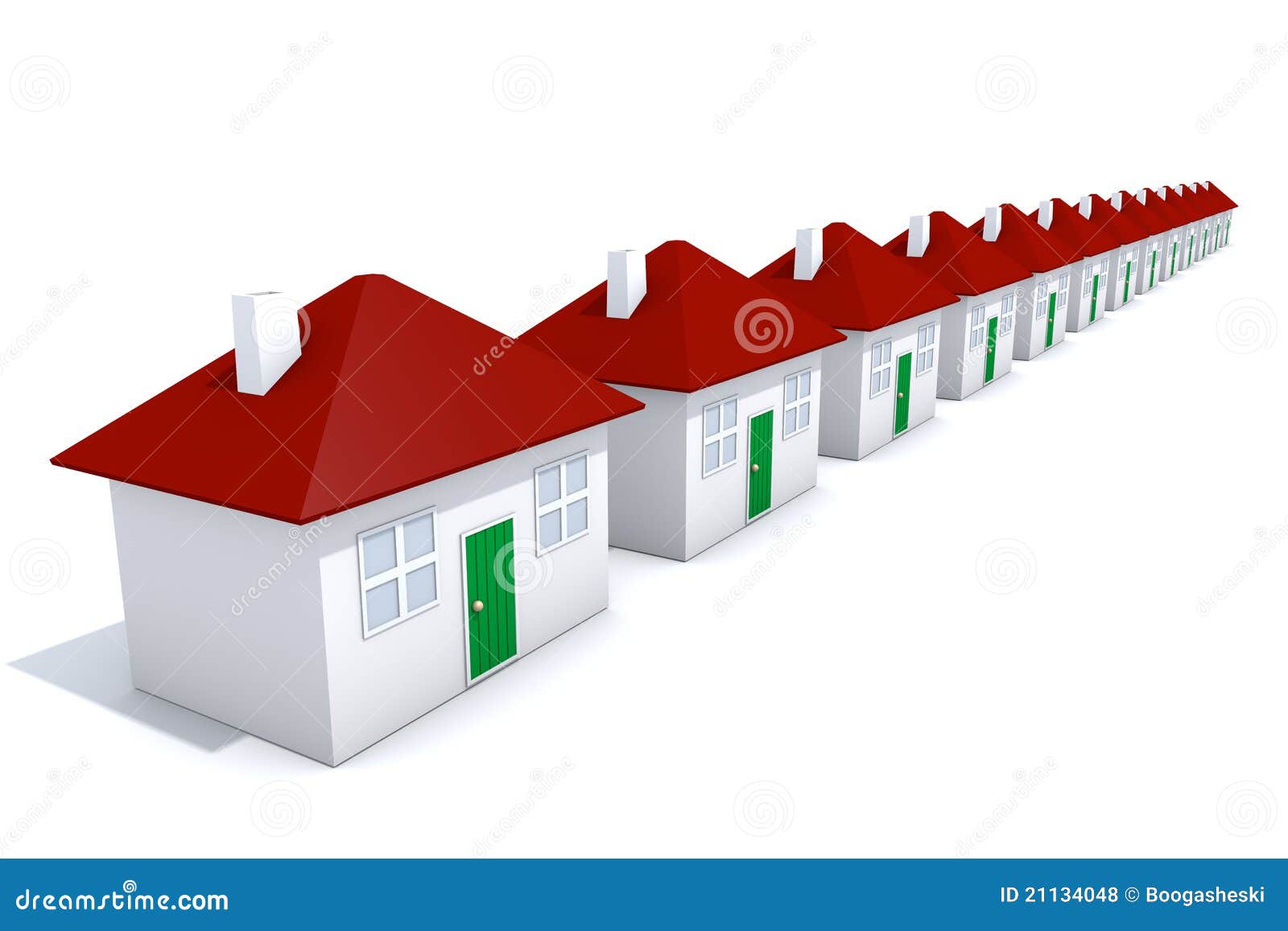 White Row Homes Stock Illustrations – 163 White Row Homes Stock ...
