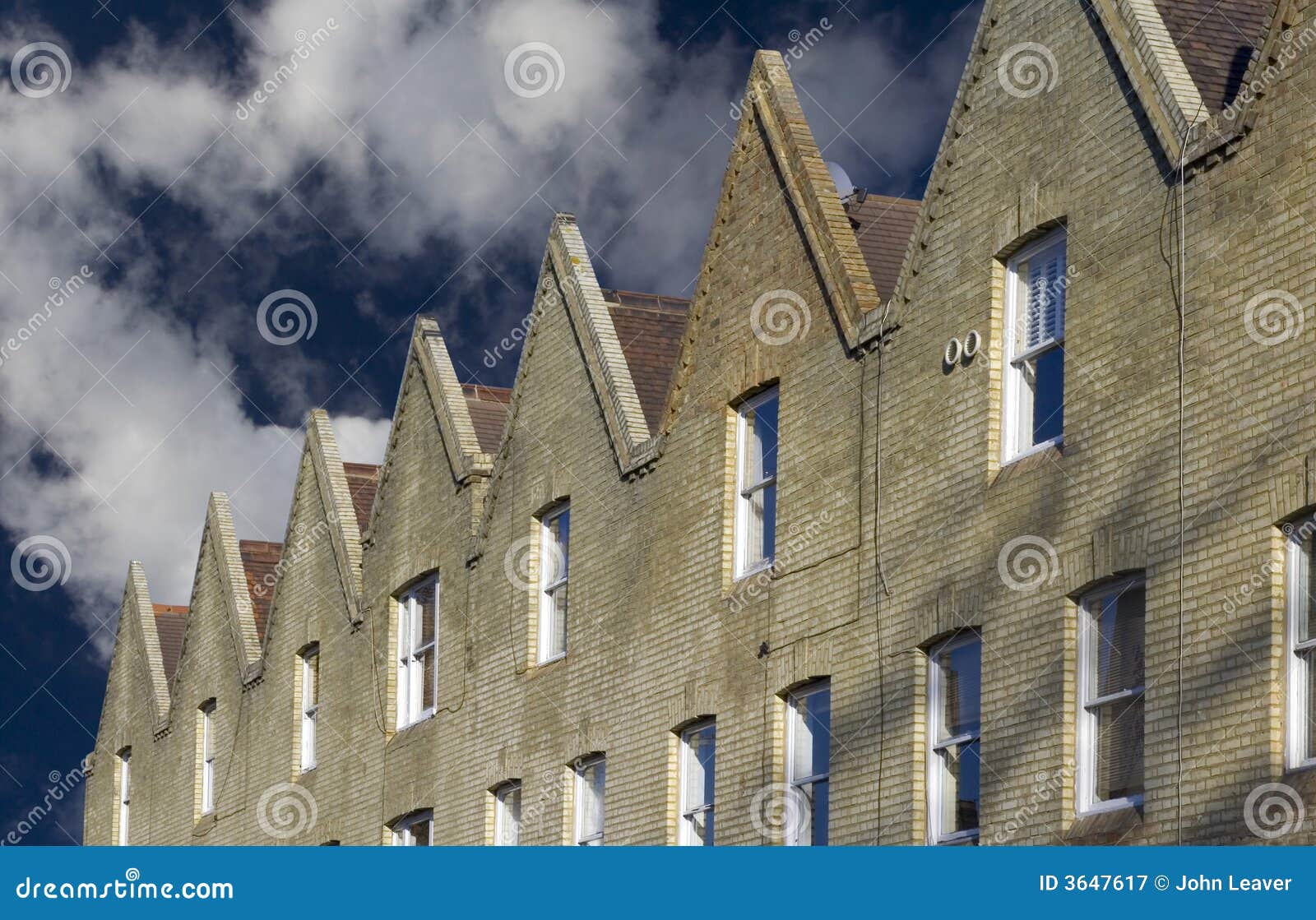 Row of houses stock image. Image of roof, houses, homes - 3647617