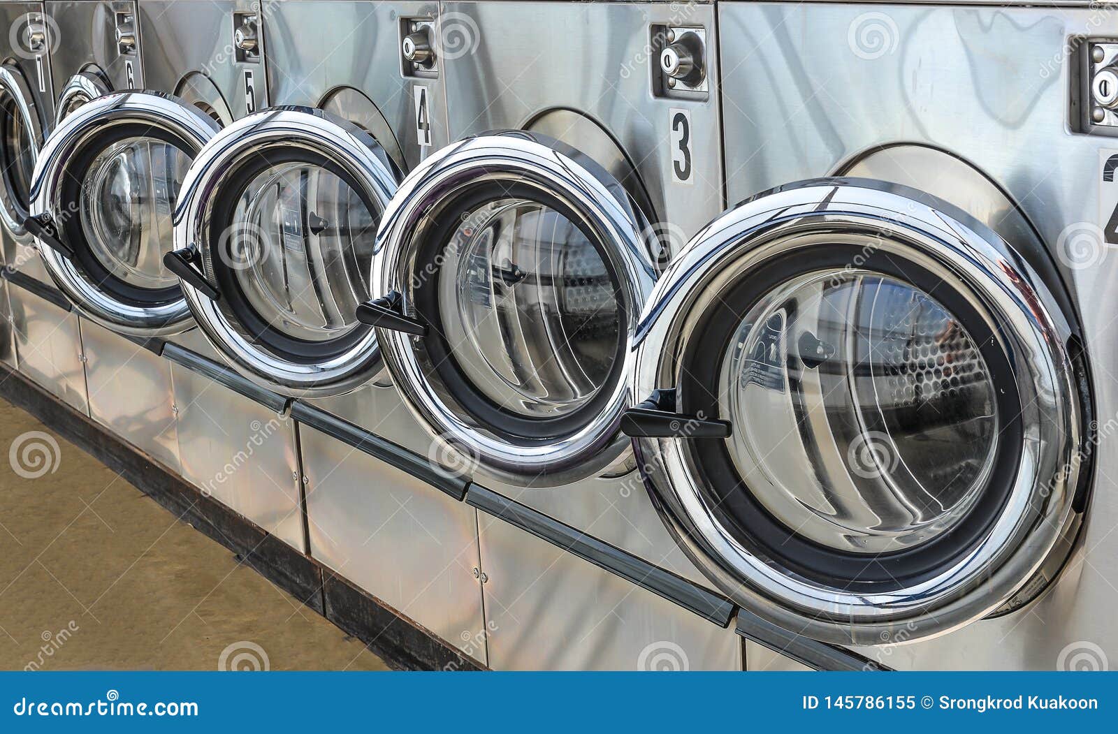 Laundry shop stock image. Image of industry, industrial - 145786155