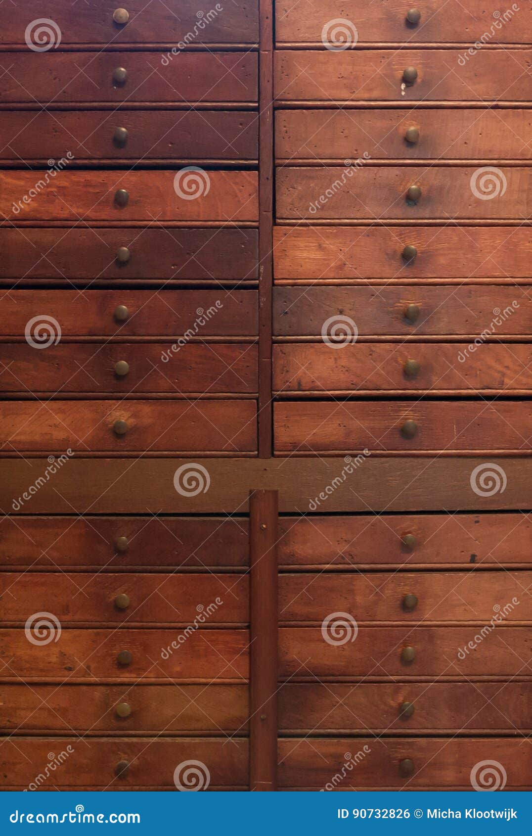 Row of Large Drawers with Empty Tags Stock Photo - Image of privacy ...