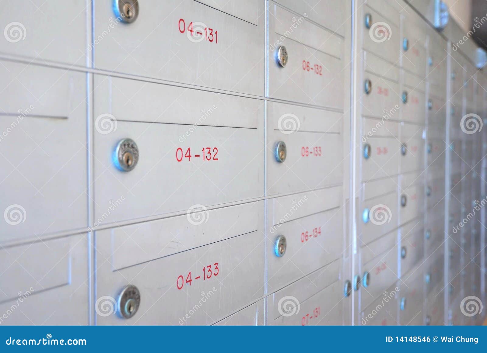 Row Of Letter Boxes Picture. Image: 14148546