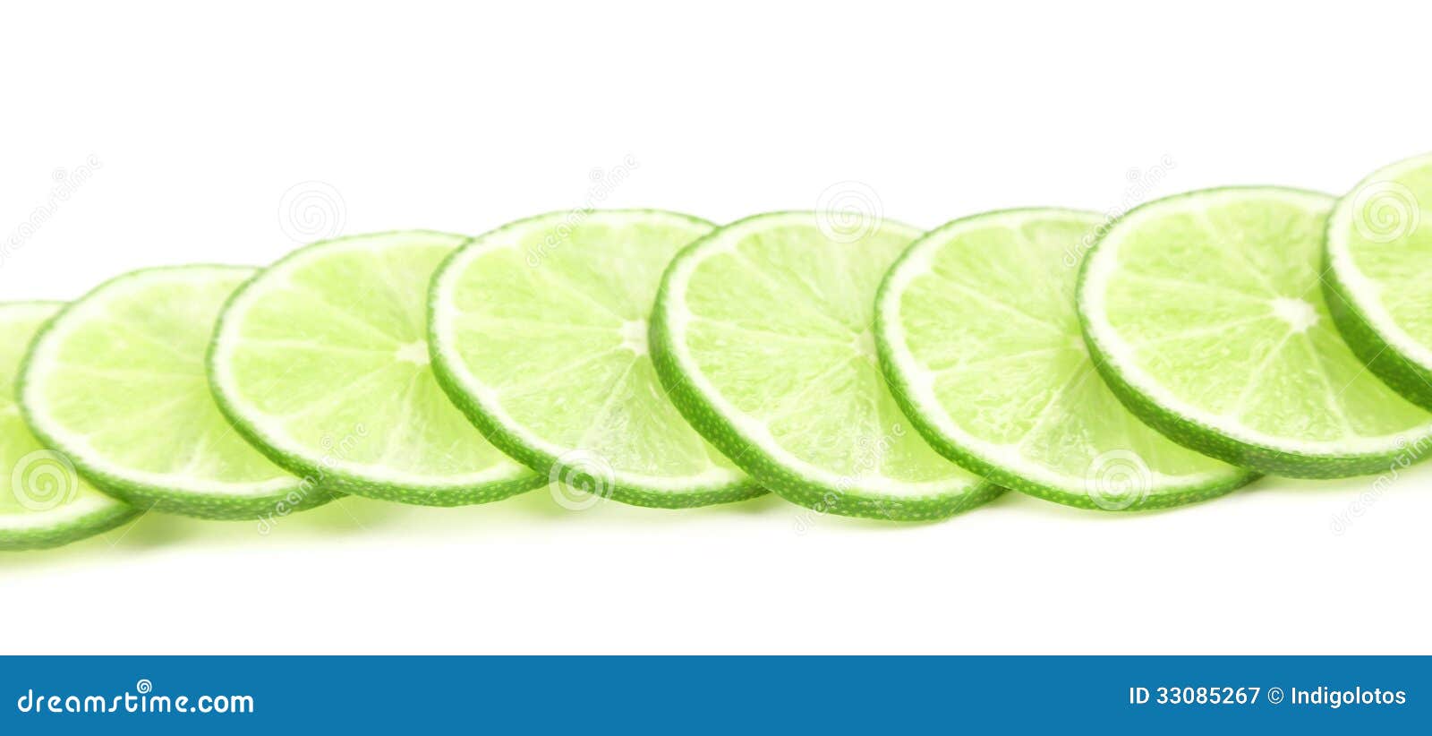 Row lime slices. stock image. Image of closeup, slice - 33085267