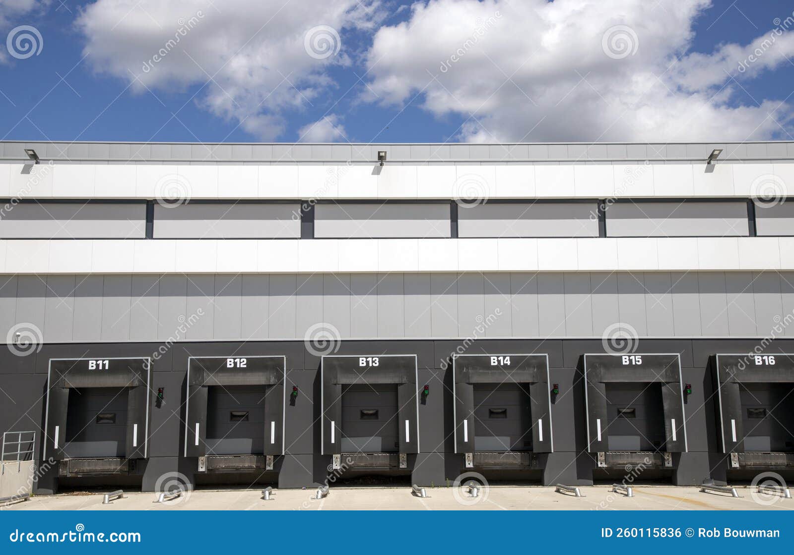 Loading docks stock photo. Image of industry, empty - 260115836