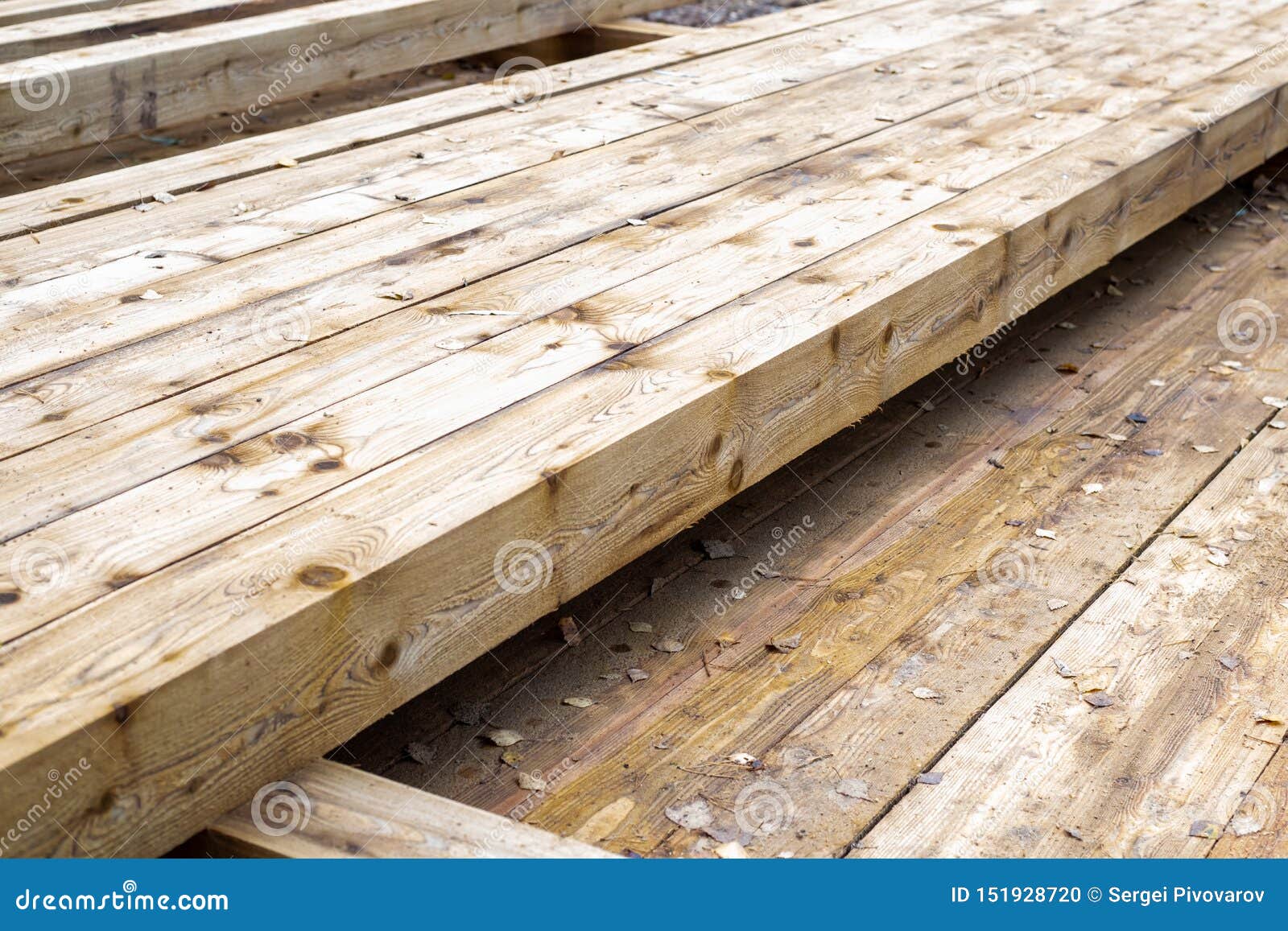 Row Long Beige Planks Timber Knot Pattern Sawmill Drying Building ...