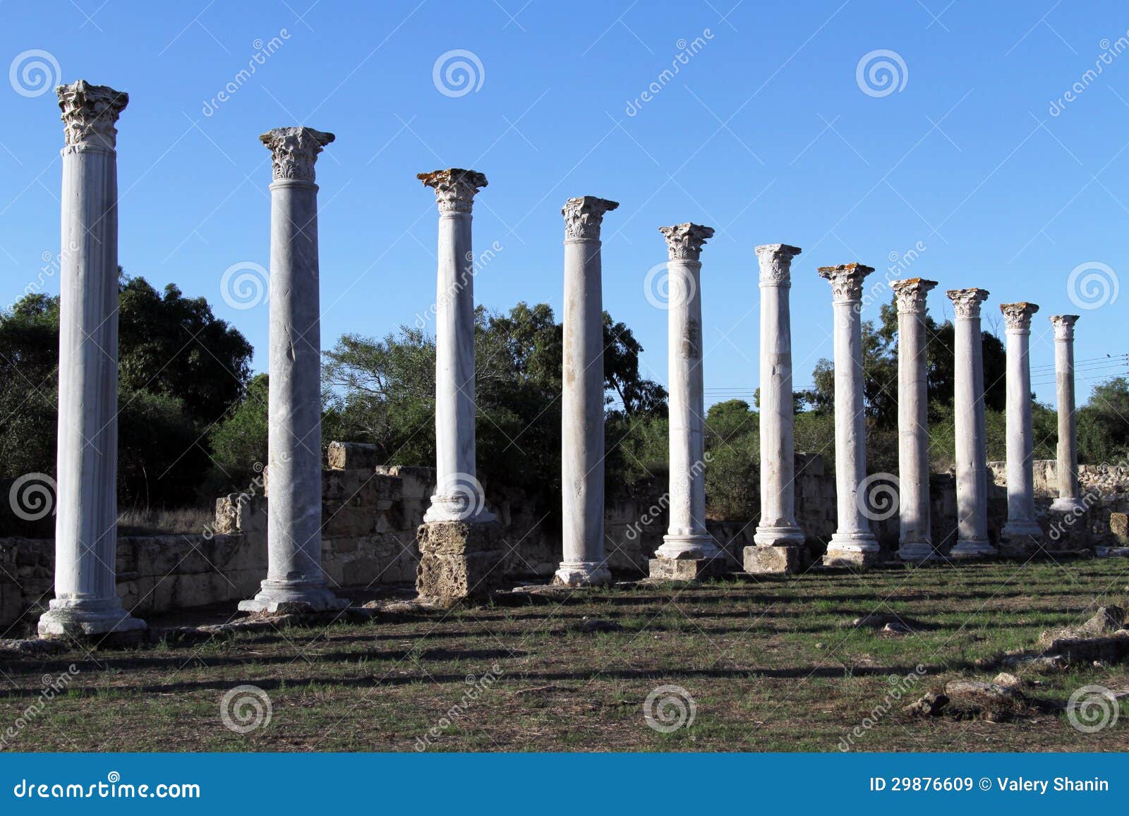 Marble columns stock image. Image of ancient, roman, marble - 29876609